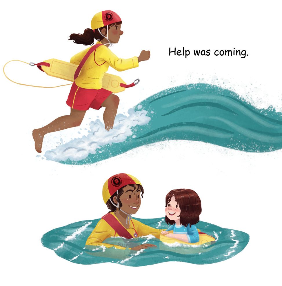Annie and the Waves | 3-8yo water safety book | Deep Water Publishing